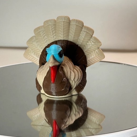 Miniatura Thanksgiving Turkey – Peru de Ação de Graças – 10cm - Geek ...